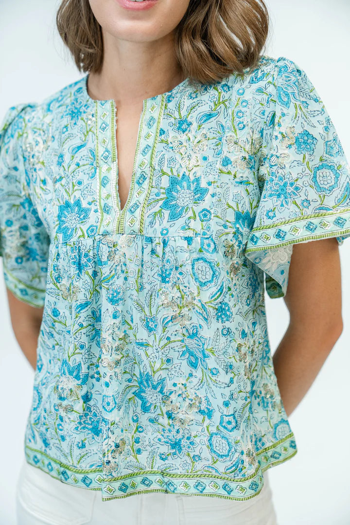 Vera Blouse (Garden Grove) – Only Options Valdosta