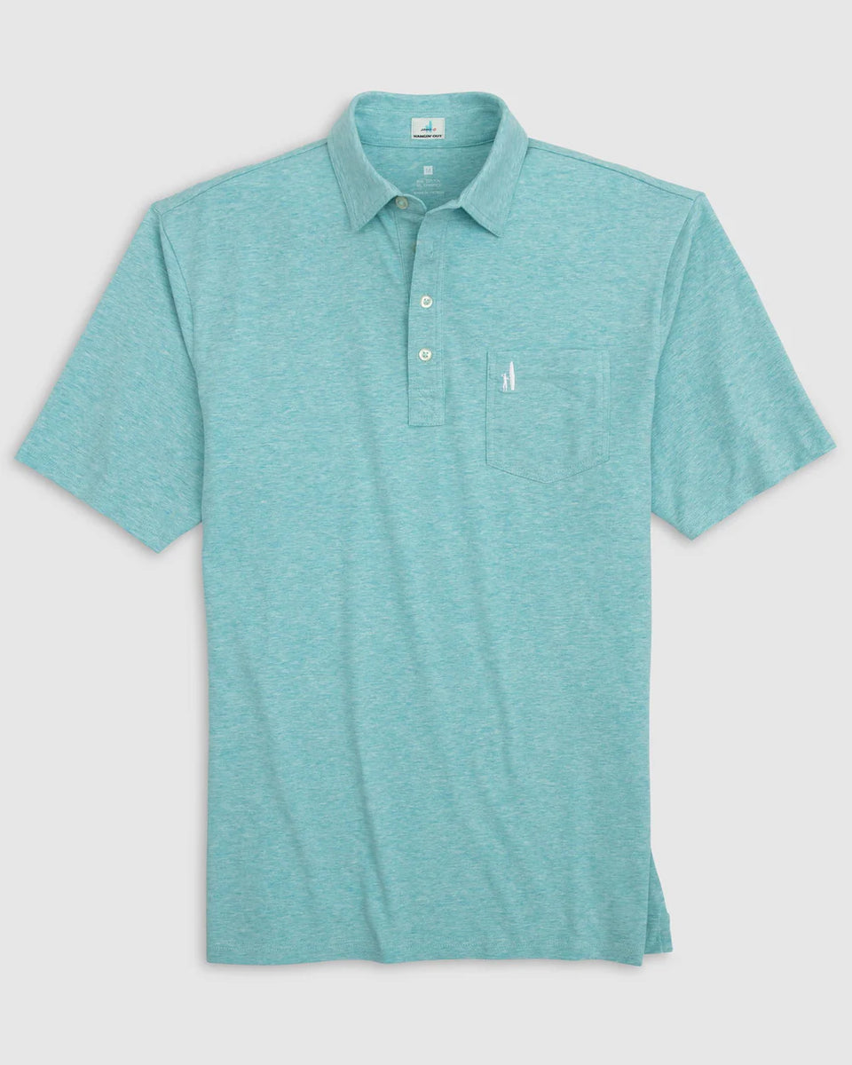 Heathered Original Polo (Blue Crush) – Only Options Valdosta