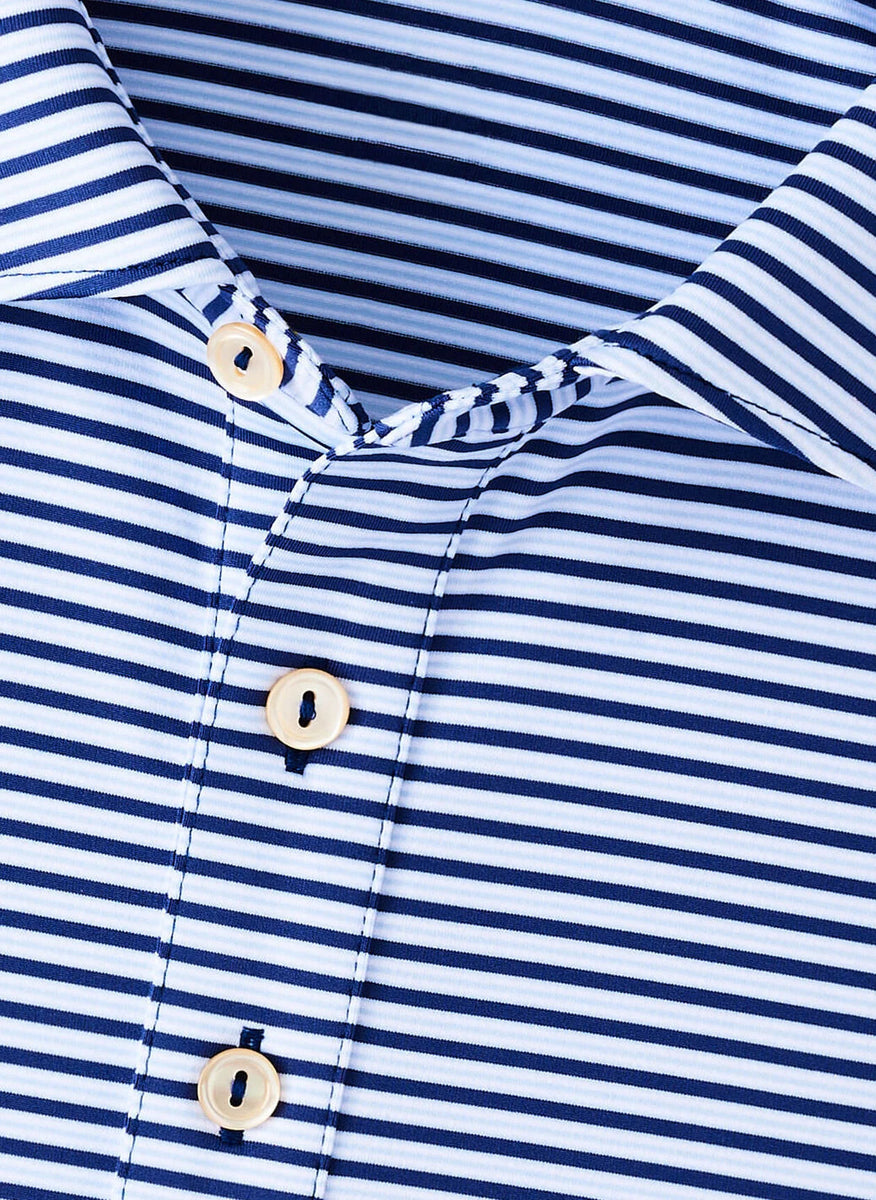 Culver Performance Jersey Polo (Sport Navy) – Only Options Valdosta